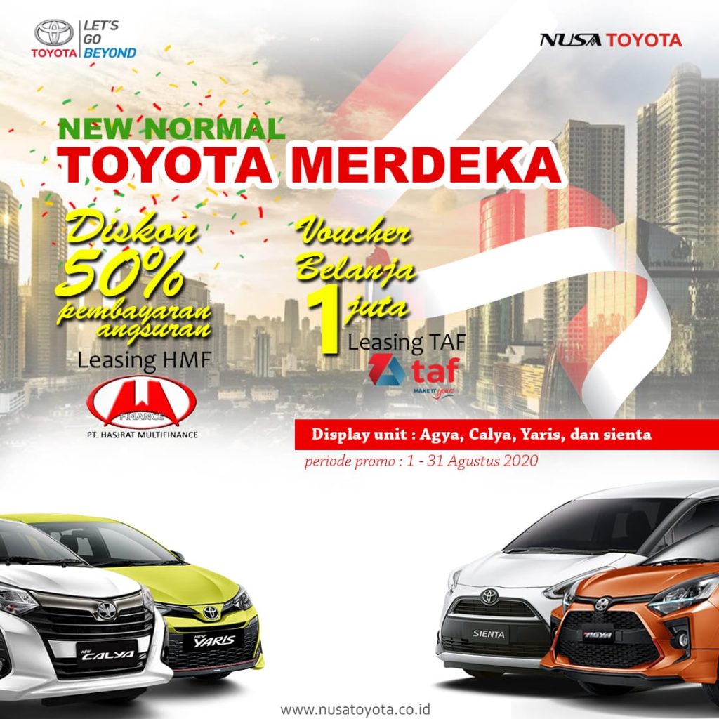 Promo Kemerdekaan RI Nusa Toyota NTT – Nusa Toyota News