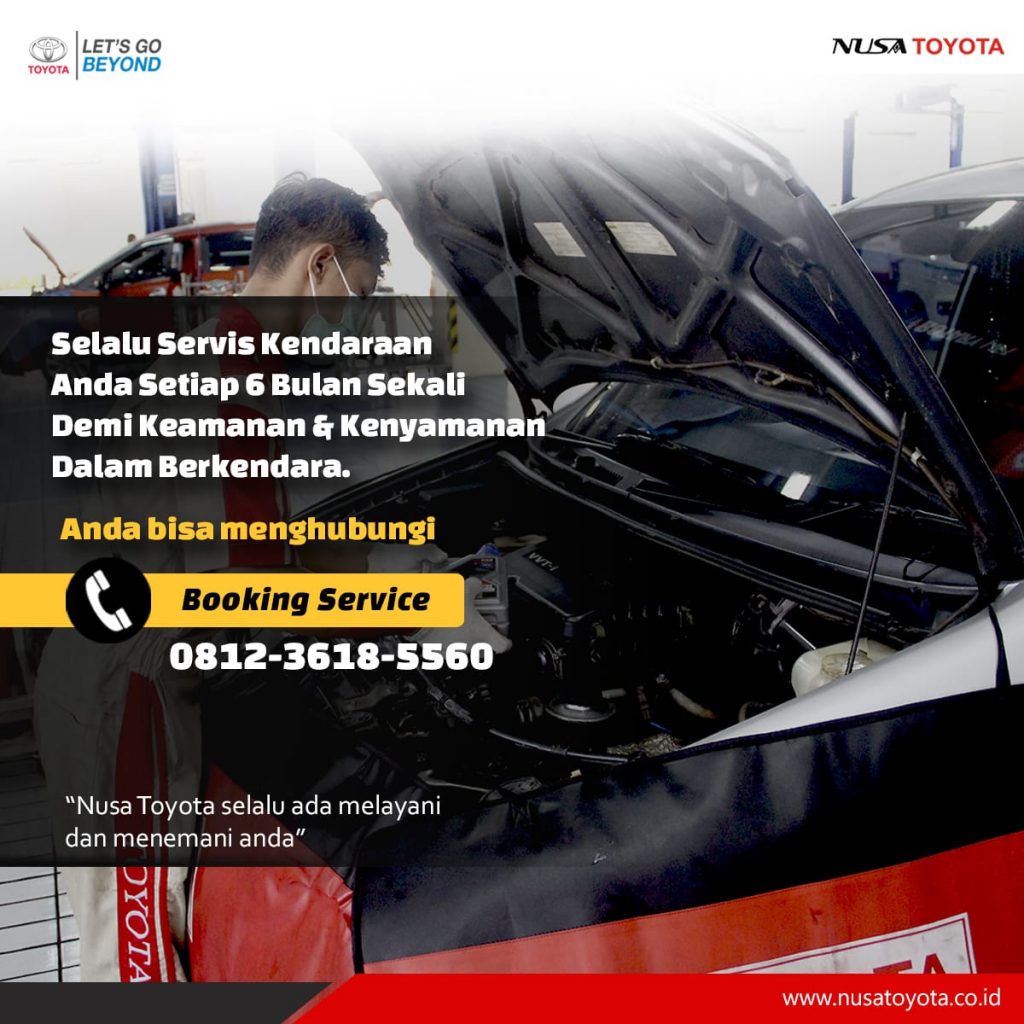 Servis Rutin Mobil Toyota Anda di Nusa Toyota – Nusa Toyota News