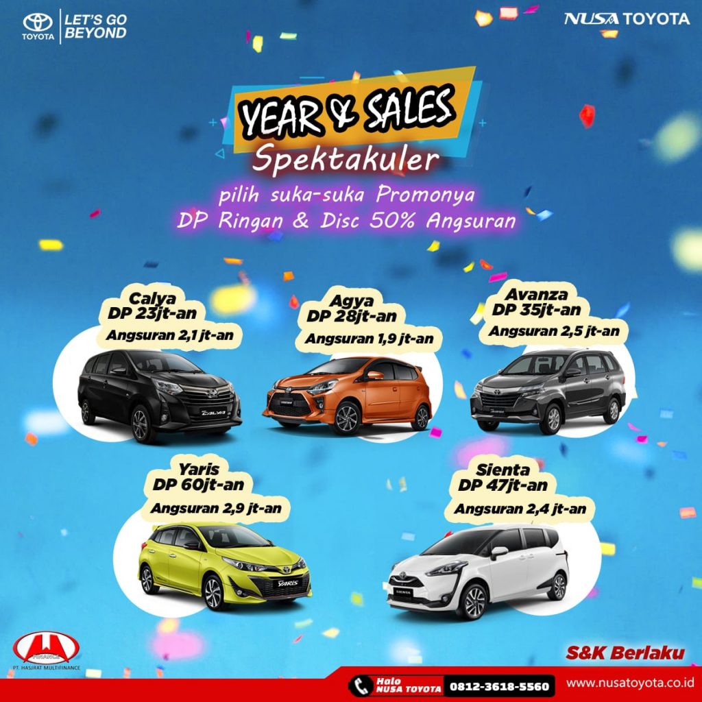 Ayo ke Nusa Toyota! Ada Promo Year End Sales Menanti Anda! – Nusa Toyota News