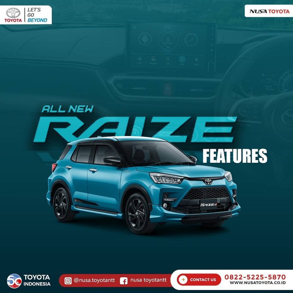 Ini Sederet Fitur Unggulan Pada Toyota Raize – Nusa Toyota News