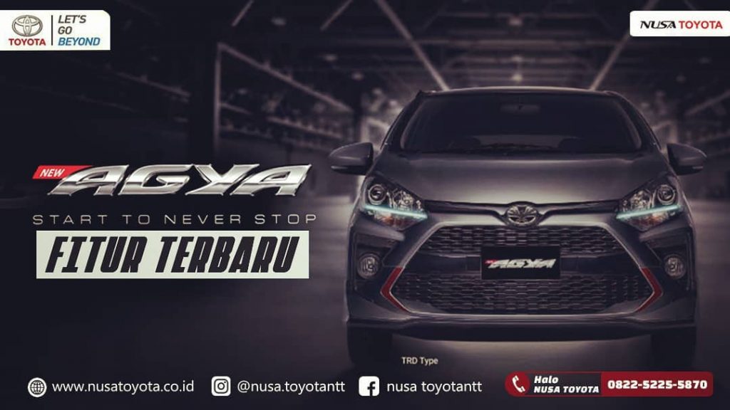 New Agya Semakin Keren Dengan Sederet Fitur Baru – Nusa Toyota News
