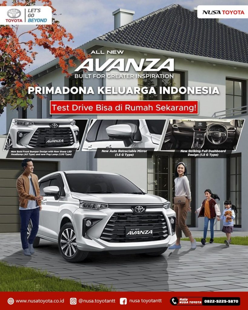 Test-Drive All New Avanza Sekarang Bisa Dilakukan di Rumah! – Nusa ...