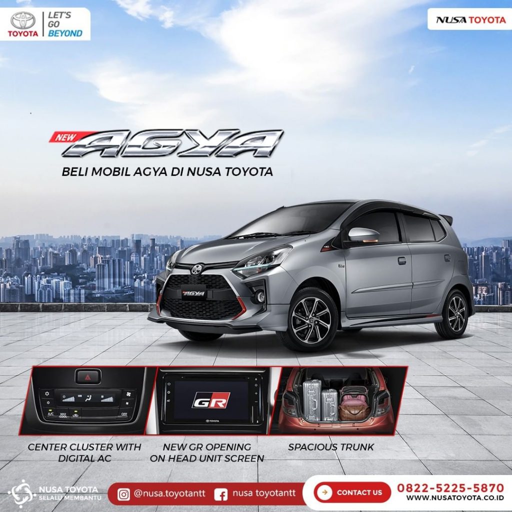 Sedang Cari Toyota Agya Terbaru? Nusa Toyota Punya Promo Menarik Loh! – Nusa Toyota News