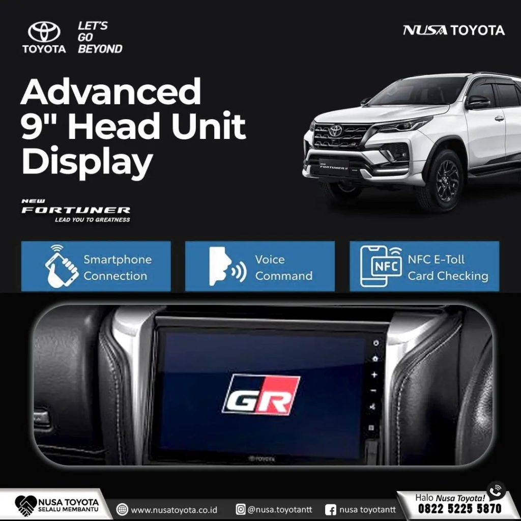 Punya Fitur NFC, Cek E-Toll Bisa Lewat Head Unit Fortuner 2023 – Nusa ...