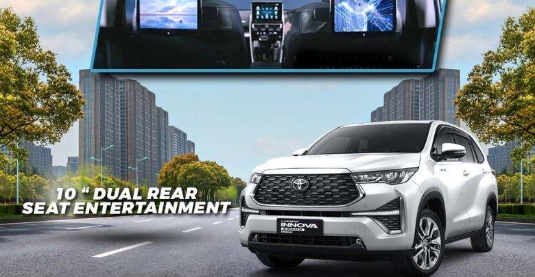 Penumpang Baris Kedua Innova Zenix Dimanjakan dengan Fitur Rear Seat ...