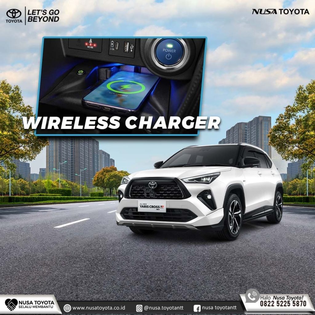 Fitur Wireless Charger Sudah Tersedia Di All New Yaris Cross – Nusa ...