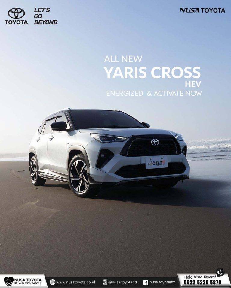 Eksterior Toyota Yaris Cross Hybrid Tawarkan Kesan Sporty nan Stylish – Nusa Toyota News