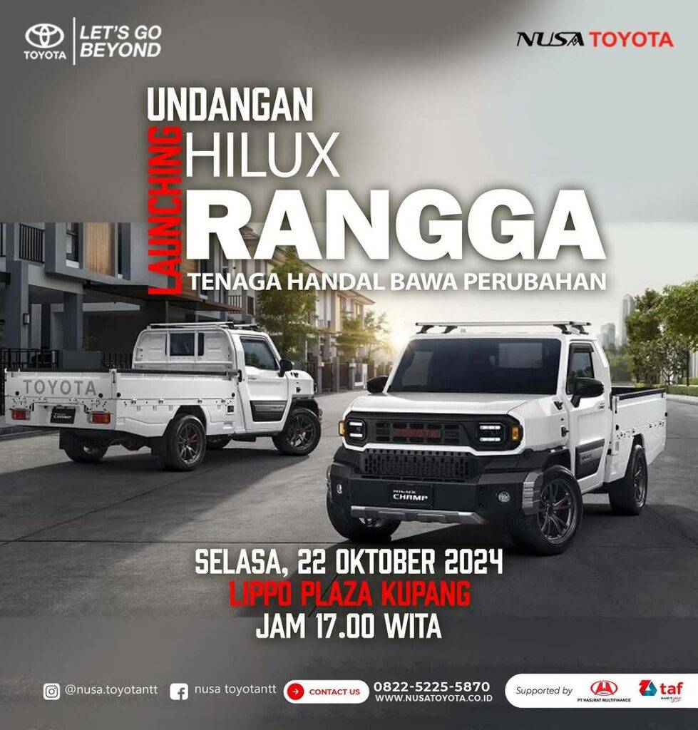 Saksikan Debut Toyota Hilux Rangga di Kupang: Kuat, Modern, dan Tangguh – Nusa Toyota News