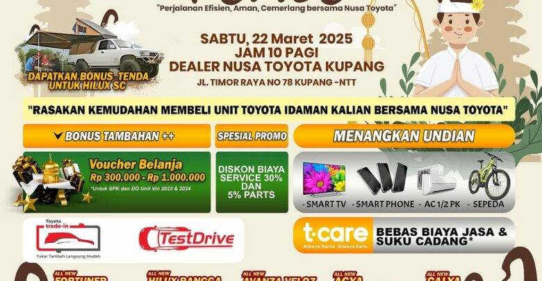 Showroom Event Spesial Hari Raya Nyepi 2025 di Nusa Toyota – Nusa ...