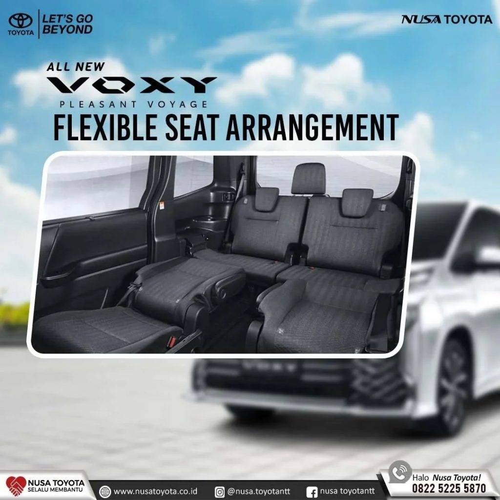 All New Toyota Voxy: Kenyamanan Ekstra dengan Jok Fleksibel – Nusa Toyota News